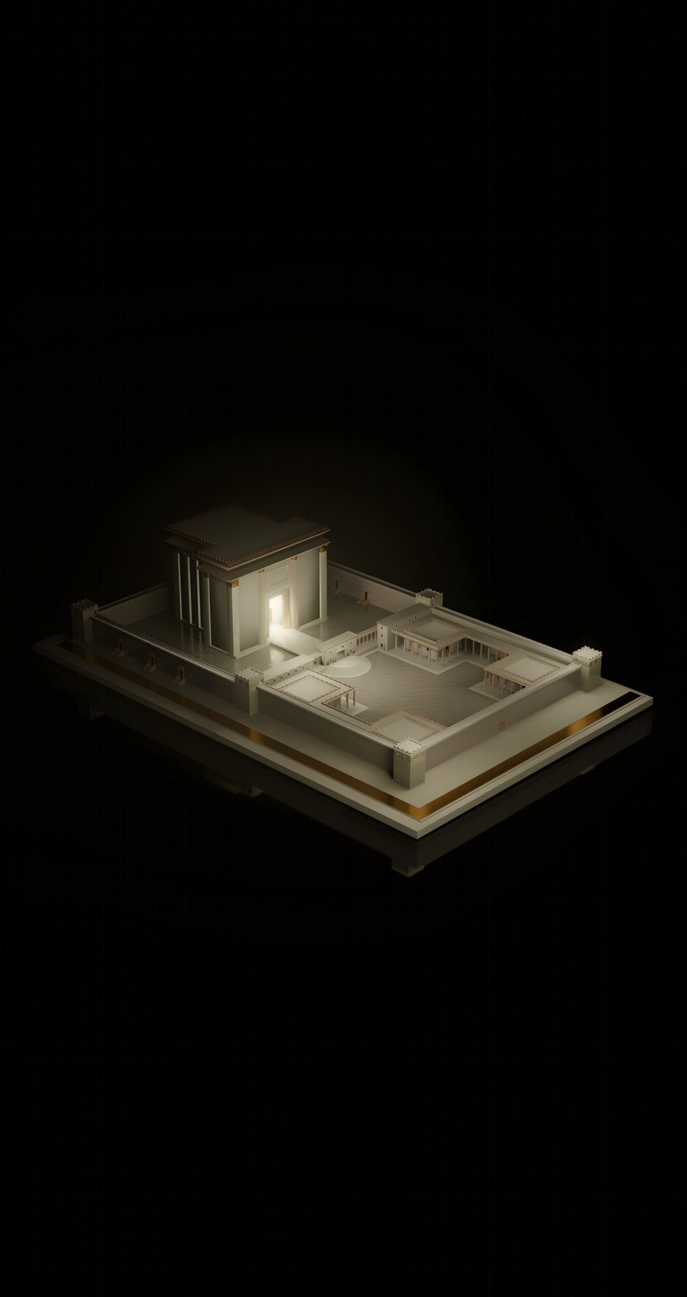 Model Of Jerusalem From The Late Second Temple Era - Huliq