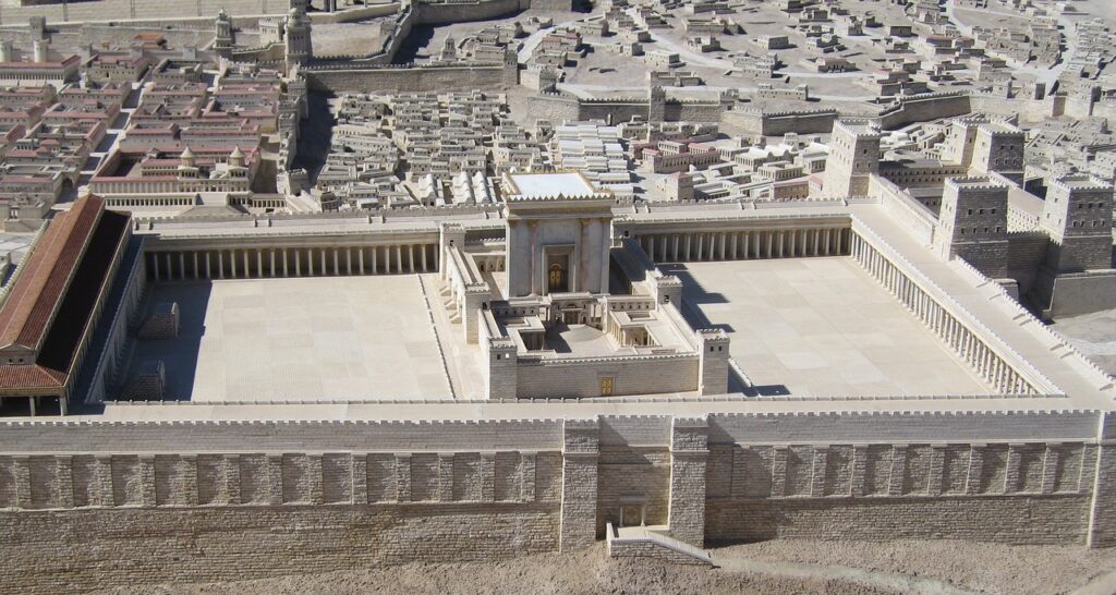 Model Of Jerusalem From The Late Second Temple Era - Huliq